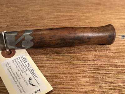 Indian Trade Knife Ca. 1860 ~ Beautiful Pewter Inlay in Grip | eBay