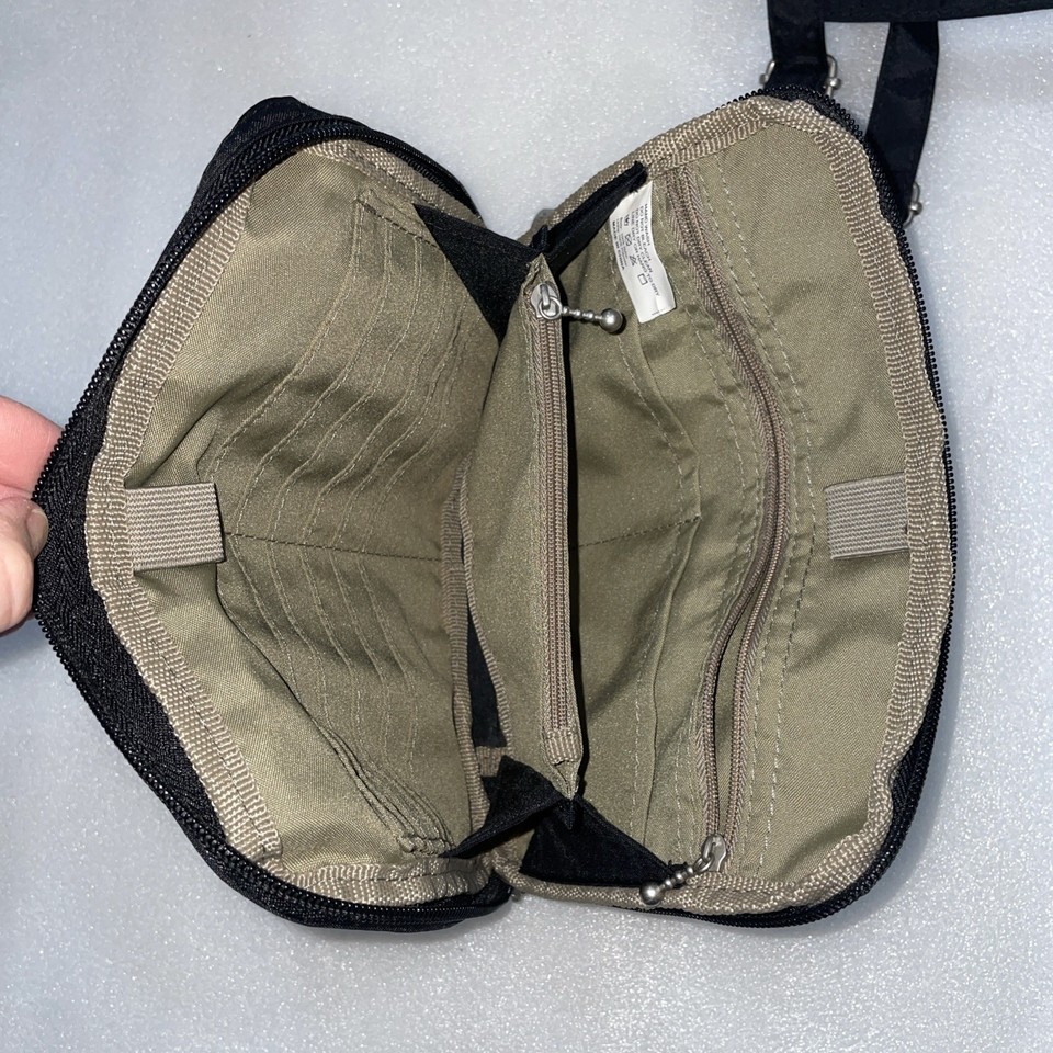 Baggallini Black Crossbody Bag Zipper Close Adjustable Strap NEW ...