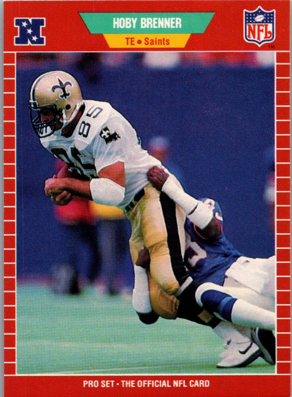 1989 Pro Set #262 Hoby Brenner New Orleans Saints Football Card | eBay