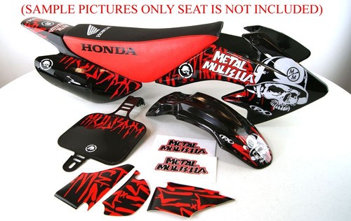 BODY PLASTIC & DECALS KIT HONDA XR50 CRF50 SSR SDG 107 110 125 PIT BIKE ...