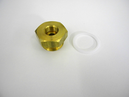 Rochester Fuel Inlet Fitting 1" Hex 1/2" x 20 (5/16" Inverted Flare) 7/ ...