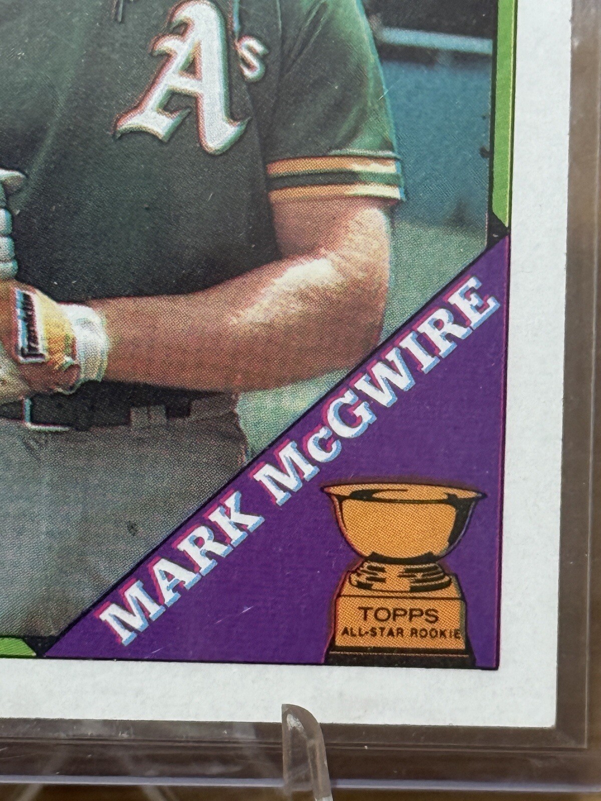 1988 Topps All-Star Rookie ***Multiple ERROR***#580 Mark McGwire ERROR ...