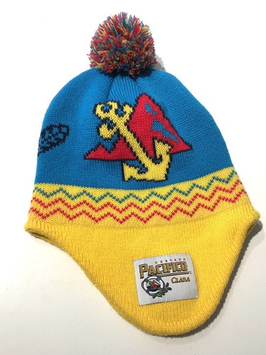 Pacifico Cerveza Clara Knit Beanie Winter Hat Yellow … - Gem