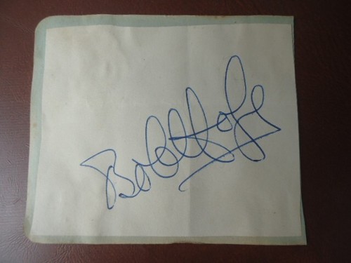 AUTHENTIC BOB HOPE & Ann Miller HAND SIGNED AUTOGRAPHED signature | eBay