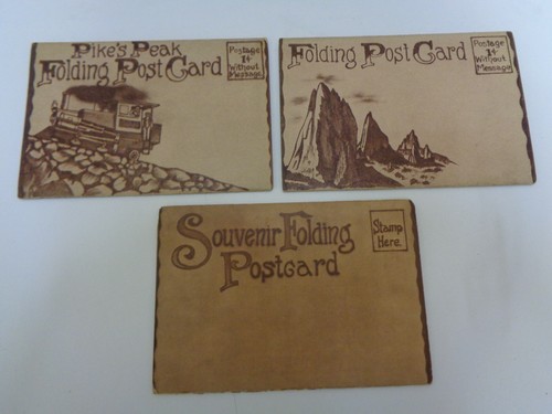 Vintage Postcard Foldouts Colorado Lot of 3 Folding Postcard Booklets ...