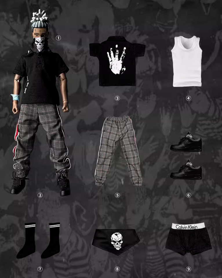 XXXTENTACION Rap “SAD” 12 Inch Action Figure Set 1/6 action W | eBay