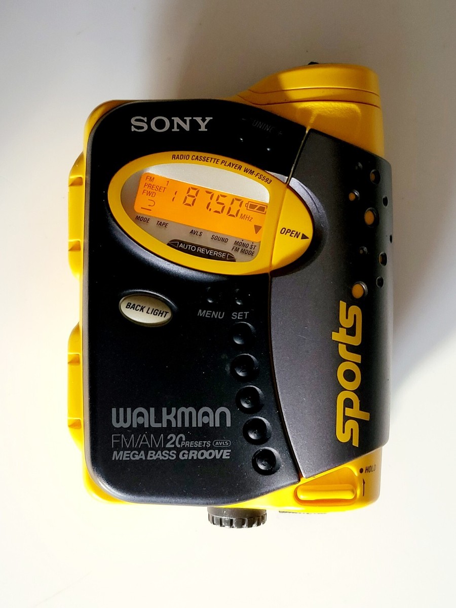 Original Sony Walkman Amarelo Walkman