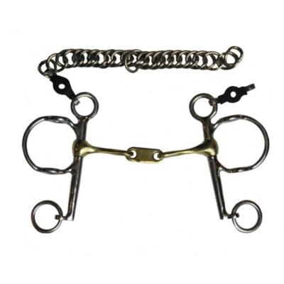 Jump'in German Silver Dr Bristol Twisted Mouth Pelham Gag Bit | eBay