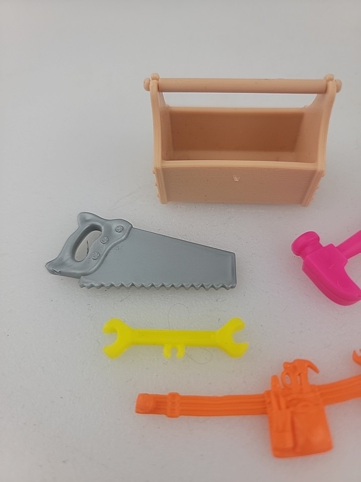 Barbie Chelsea Tool Box , Hamer Tool Belt Wrench And Saw | eBay