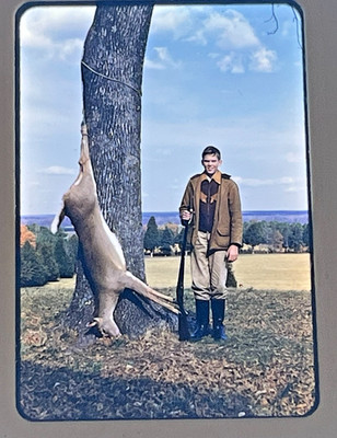 1960 Young Hunter Photo Slide Vintage Midcentury Deer Hunting Kill ...