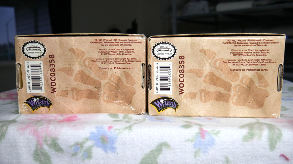 2 Vintage Wotc 1999 Pokemon Fossil Card Boxes - BOX ONLY! | eBay