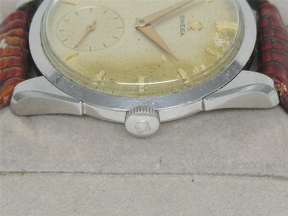 VINTAGE 34MM OMEGA 2900-1 JUMBO MANUAL WIND 17J STAINLESS CAL. 267 ...