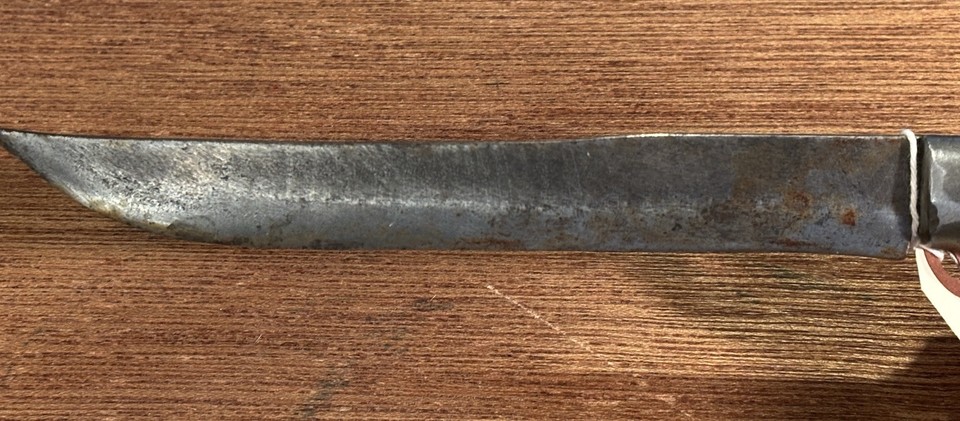 Indian Trade Knife Ca. 1860 ~ Beautiful Pewter Inlay in Grip | eBay