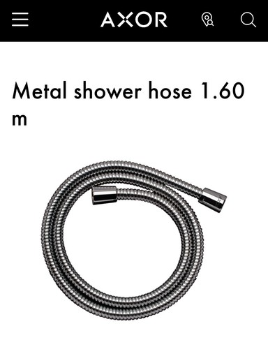 Axor Hansgrohe Shower Hose. 1.60M 28116000 | eBay
