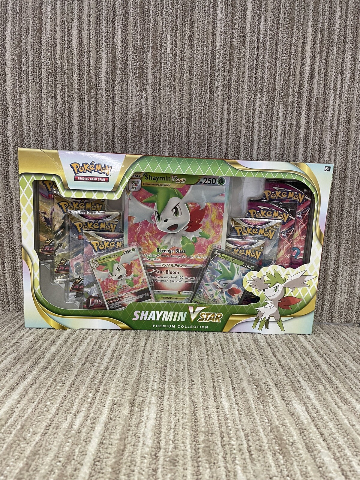 Pokemon TCG Shaymin VSTAR Premium Collection Box (New Factory Sealed ...