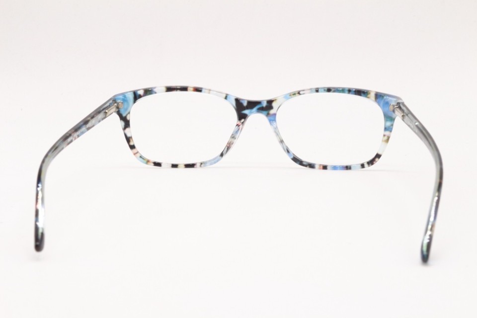 NEW BEBE BB5145 400 BLUE BROWN FLORAL AUTHENTIC DESIGNER EYEGLASSES 53 ...