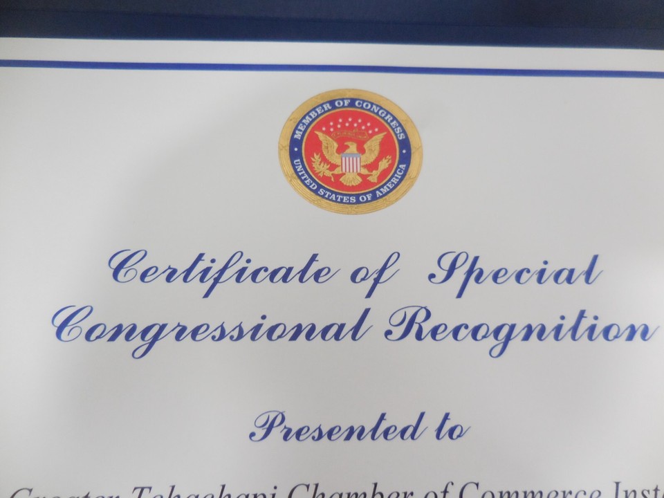U.S. House of Representatives Certificate Of Recognition of Leslie Kimball 2009 | eBay