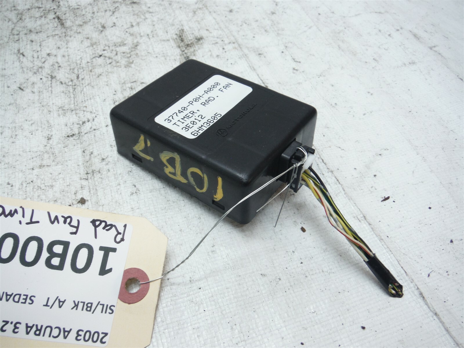 2003 ACURA TL RADIATOR FAN TIMER MODULE UNIT COMPUTER RAD FAN OEM 2002 ...