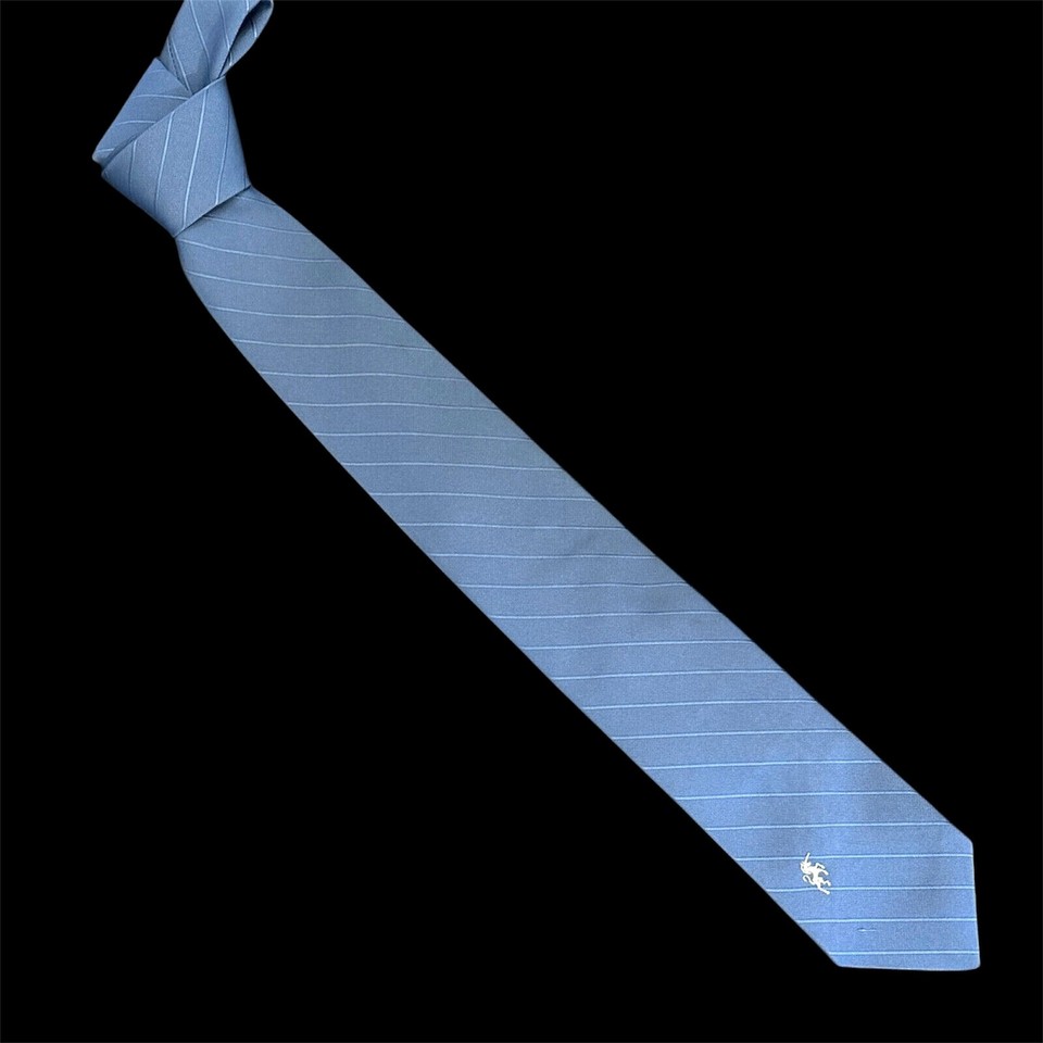 Bronzini Unicorn Tie, Sky blue, skinny tie with diagonal stripe | eBay