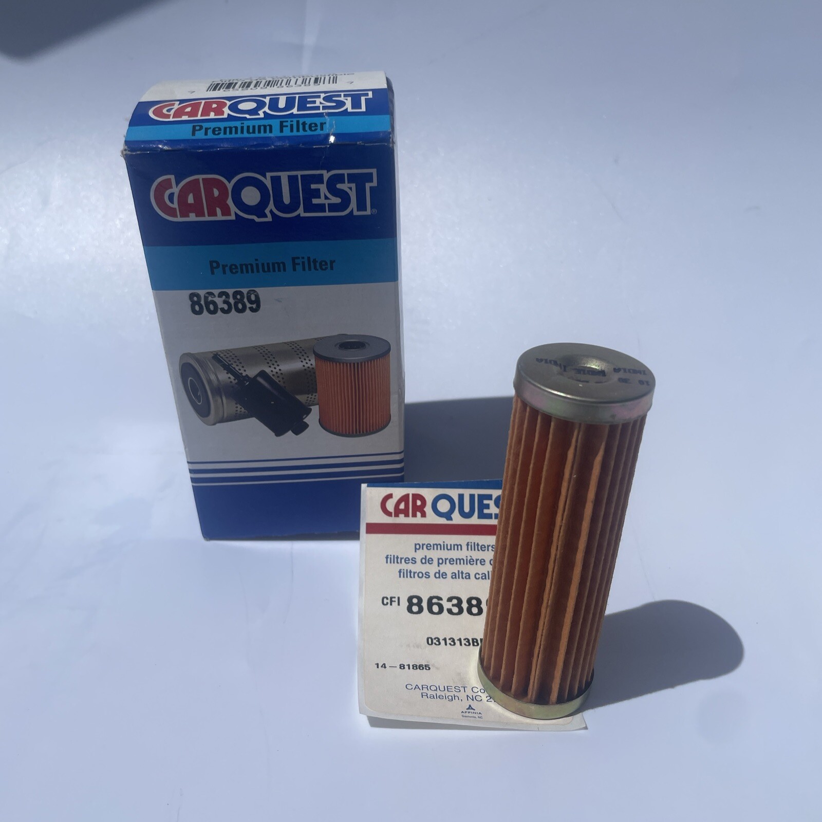 CARQUEST 86389 - Fuel filter cross reference