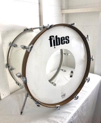 1970s Fibes Bass Kick Drum. Clear Acrylic Shell. 14"x24" | eBay