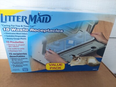 Litter Maid Waste Receptacles 15 count LMR215 older stock | eBay