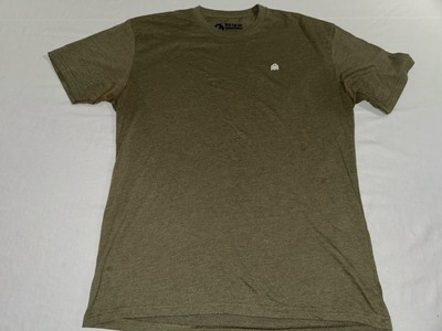 Into The Am Soft Cotton/Poly T-Shirt Military Green Mens XL Solid Logo ...