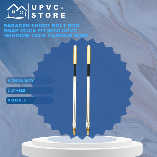 Saracen Shoot Bolt Rod Snap Click Fit Into Upvc Window Lock Various ...