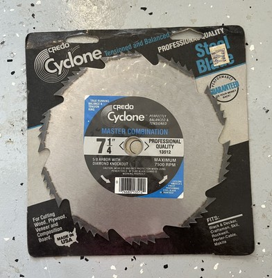 Credo Cyclone Circular Saw Blade Combination Rip 7 1/4" USA | eBay