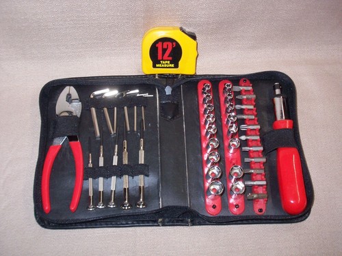 Master Mechanic basic home owner household DIY repair tool kit 42 pc | eBay