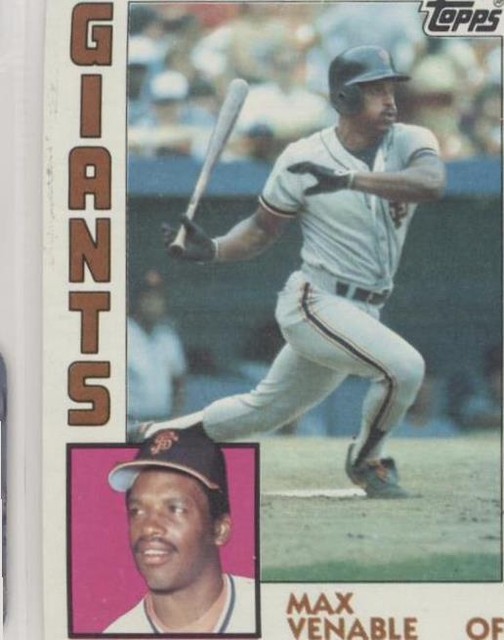 1984 Topps - #58 Max Venable for sale online | eBay