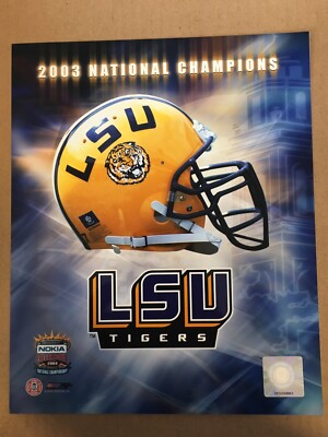 LSU TIGERS 2003 NATIONAL CHAMPIONS Glossy 8 X 10 Photo DM1 | eBay