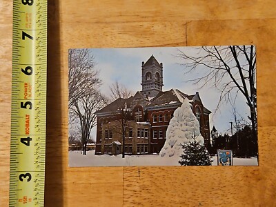 POSTCARD GAYLORD MICHIGAN ICE CADTLE COURT HOUSE OLD VINTAGE | eBay