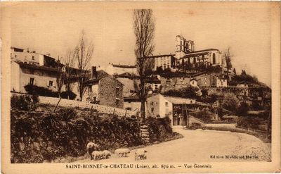 CPA St-BONNET-le-CHATEAU - Vue générale (165986) | eBay