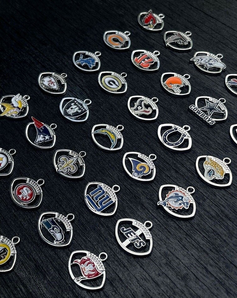 Football Team Charm Dangle Pendant Charms BUY 3 , GET 1 FREE for ...