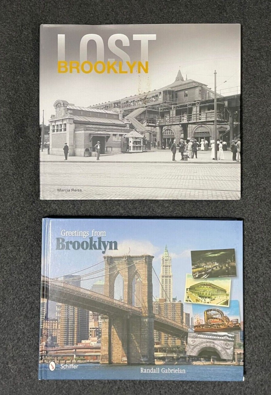 2 Books: Lost Brooklyn Marcia Reiss & Greetings from Brooklyn Randall ...