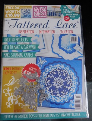 ** TATTERED LACE MAGAZINE Issue 38 with BUTTERFLY DANCE Tattered Lace ...
