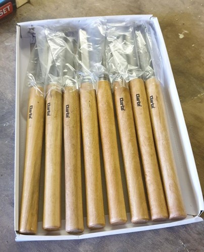 Chisel set. Clarke Wood Turning chisel set. 8 piece chisel set | eBay UK