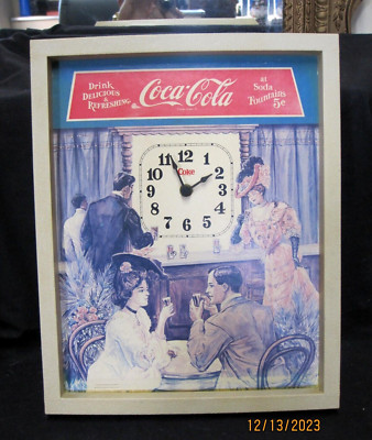 Vintage Hanover Coca-Cola Wall Clock Coke Advertising 15”x 12” INCH ...