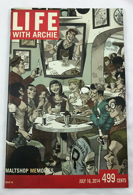 Life with Archie #36 Comic Cover D 2014 Maltshop Memories Archie's ...