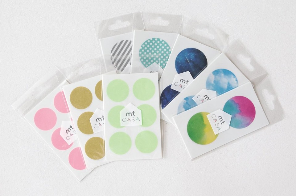 MT CASA 35 mm Seal Circle Sticker - Matte White (Pack of 30) | eBay