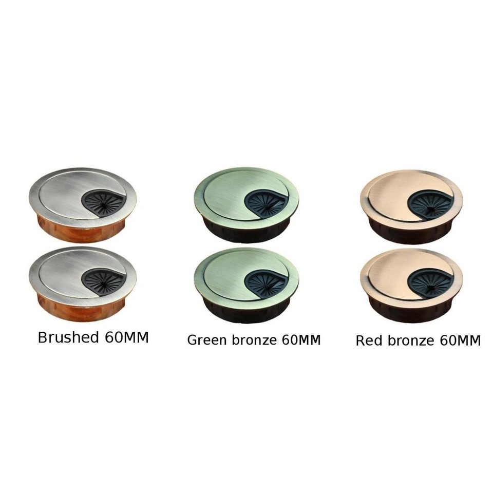Round Desk Grommets Set of 2 for Organized Cables and Improved ...