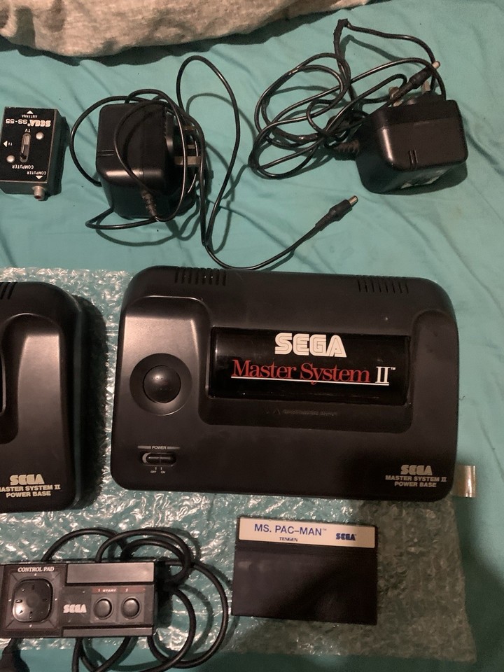 Sega Master System II Bundle Console, Controller, Games x 2 consoles ...