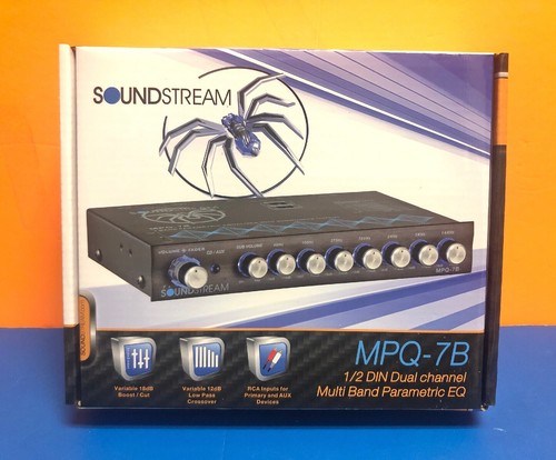 SOUNDSTREAM MPQ-7B PARAMETRIC EQUALIZER 7-BAND 8 VOLTS MAX OUTPUT FOR ...
