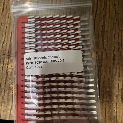10x Phoenix Contact 3030365 FBS 20-6 20 P0S BRIDGE | eBay