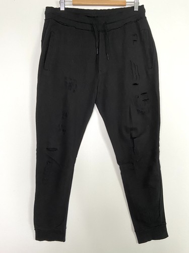 BNWT Zara Men’s Size XL Slim-fit Distressed Tracksuit Pants Skull ...