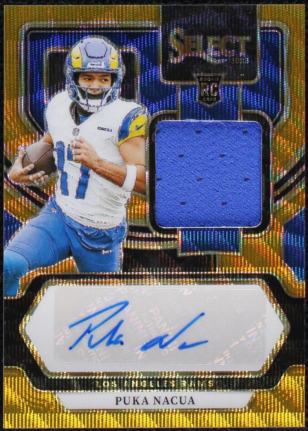 2023 Panini Select - Rookie Signature Memorabilia Puka Nacua #RSM-PNS ...