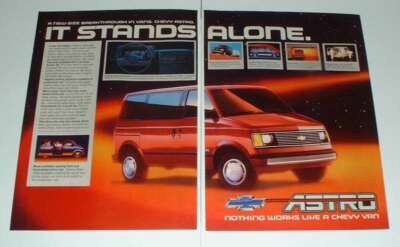 1985 Chevrolet Astro Van Ad - It Stands Alone | eBay