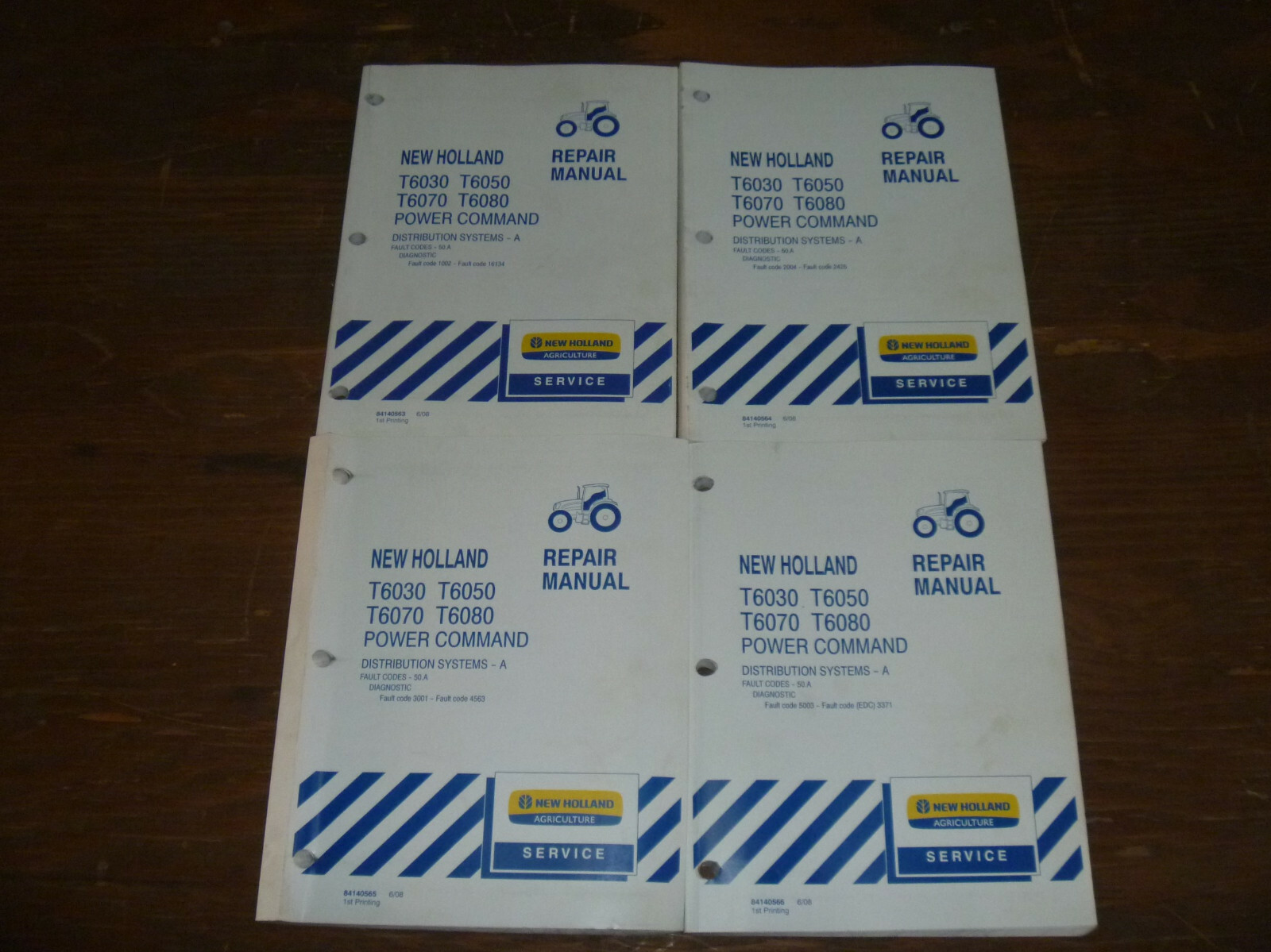 New Holland T6080 Tractor Power Comd Electrical Diagnostic Troubleshoot ...