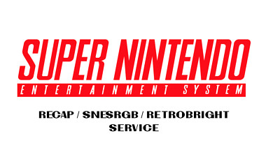 SNES - Mini Jr. - RECAP - RGB - RETROBRIGHT ~INSTALL SERVICE~ | eBay